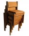 Exeter Modular Pew Stacking Pew Chairs - Eustis Chair