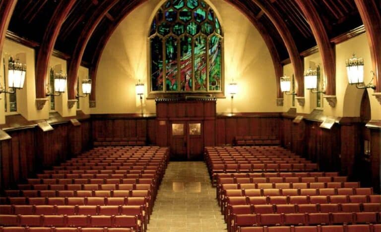 Exeter Modular Pew Stacking Pew Chairs - Eustis Chair