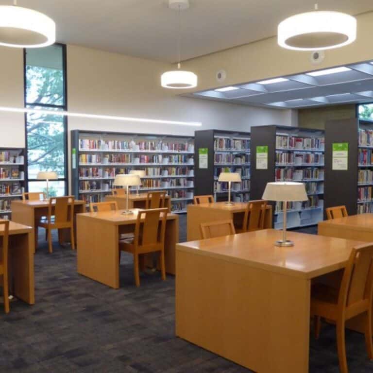 Premium Wood Library Chairs: Enhanced Comfort - Eustis Chair